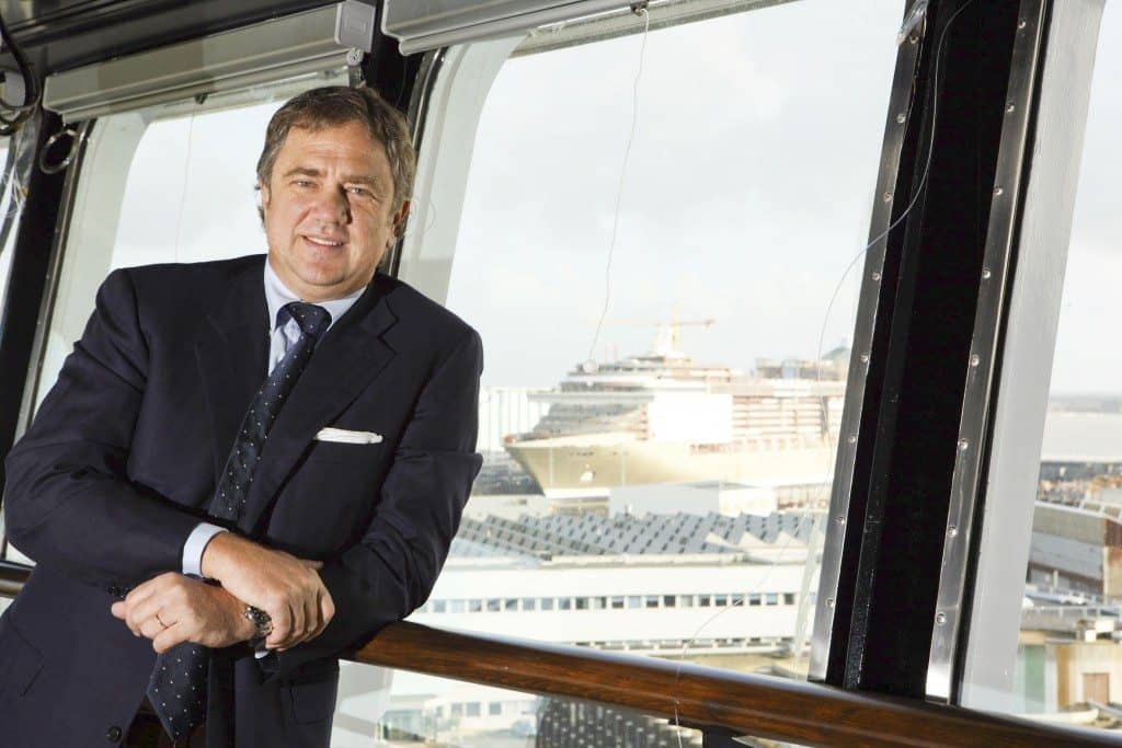 Pierfrancesco Vago, Executive Chairman von MSC Kreuzfahrten, bleibt ...